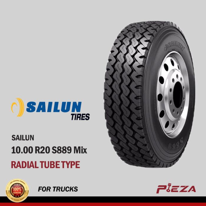 SAILUN TIRE Truck Bus Radial Tube Type 10.00 R20 S889 Mix - Pieza ...