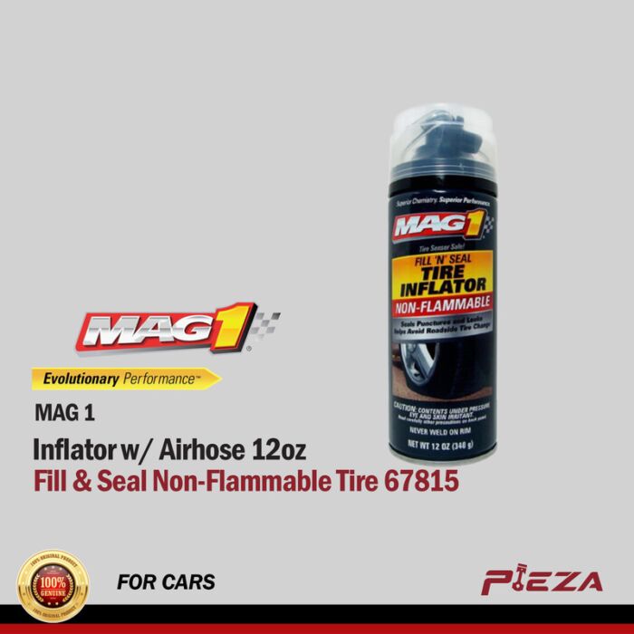 MAG 1 - Fill & Seal Non-Flammable Tire Inflator w/ Airhose 120z ...