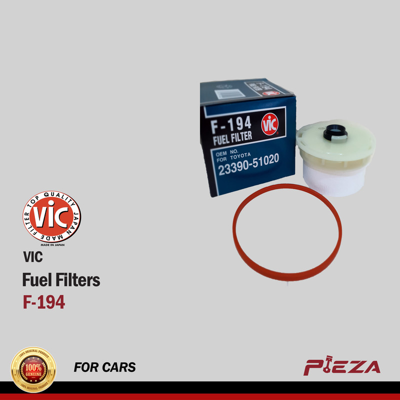 VIC Fuel Filter (Element Type) F-194 - Pieza Automotive PH