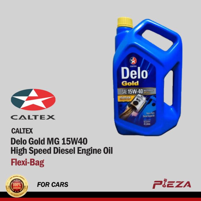 CALTEX Delo Gold MG 15W40 High Speed Diesel Engine Oil Flexi-Bag ...
