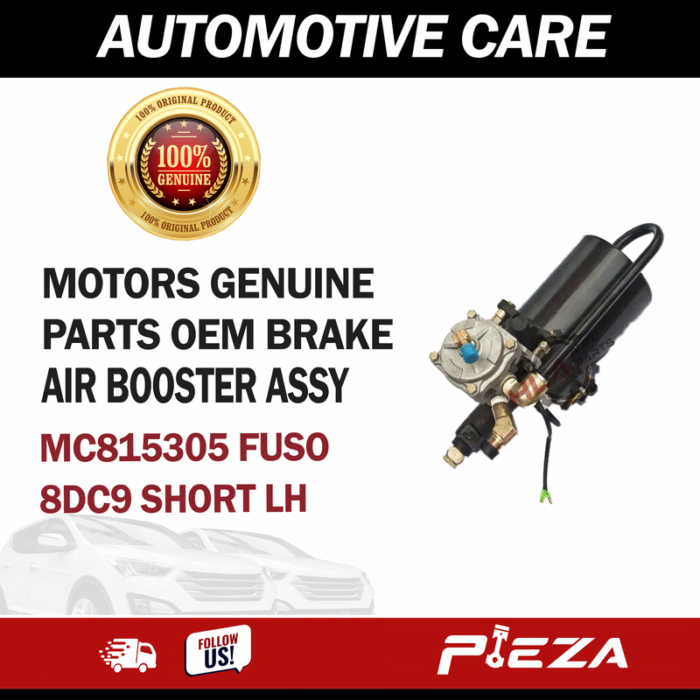 ISUZU AND MITSUBISHI MOTORS GENUINE PARTS OEM BRAKE AIR BOOSTER ASSY ...