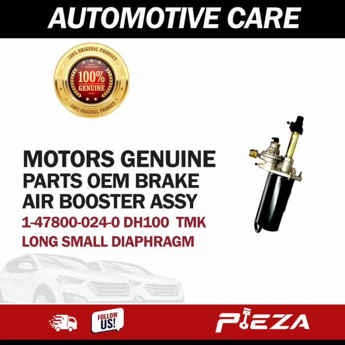 ISUZU AND MITSUBISHI MOTORS GENUINE PARTS OEM BRAKE AIR BOOSTER ASSY 1 ...