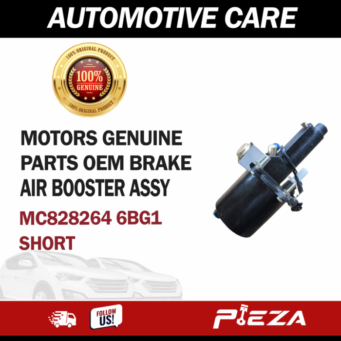 ISUZU AND MITSUBISHI MOTORS GENUINE PARTS OEM BRAKE AIR BOOSTER ASSY ...