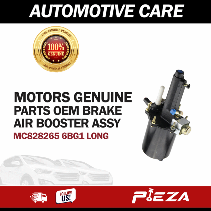 ISUZU AND MITSUBISHI MOTORS GENUINE PARTS OEM BRAKE AIR BOOSTER ASSY ...