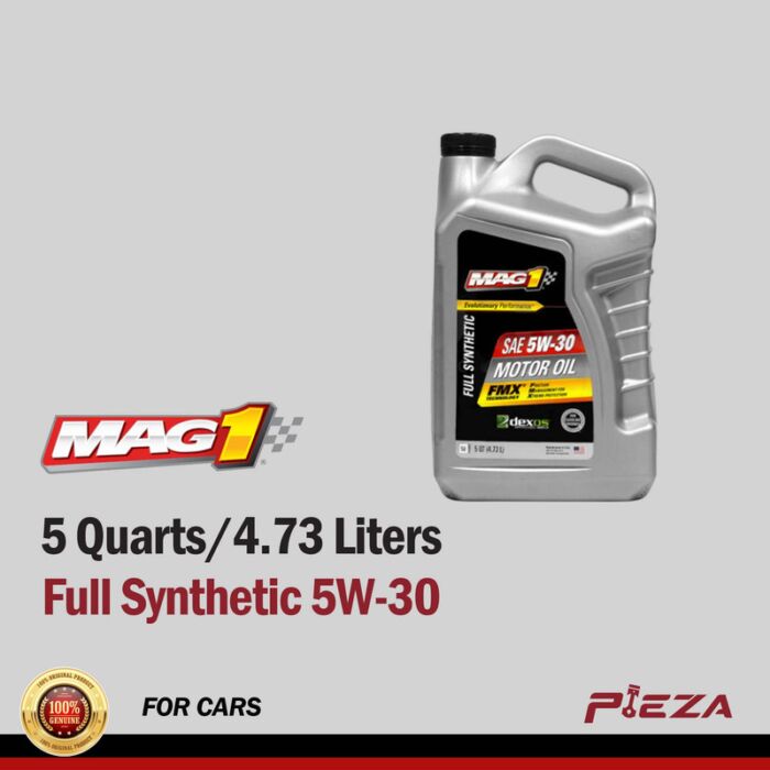 MAG 1 Full Synthetic 5W-30 Motor Oil 5 Quarts/4.73 Liters - Pieza ...