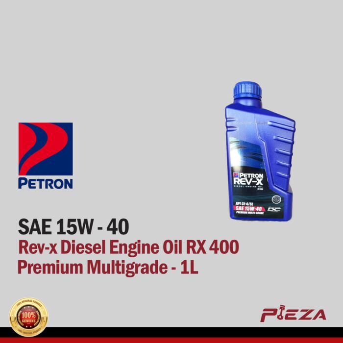 PETRON Rev-x Diesel Engine Oil RX 400 Premium Multigrade SAE 15W - 40 ...