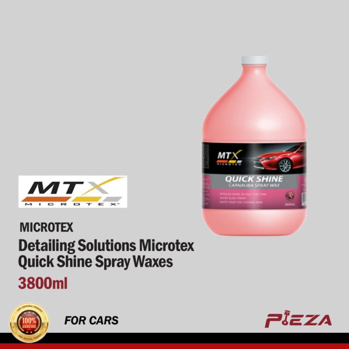 MICROTEX Detailing Solutions Microtex Quick Shine Spray Waxes 3800ml ...