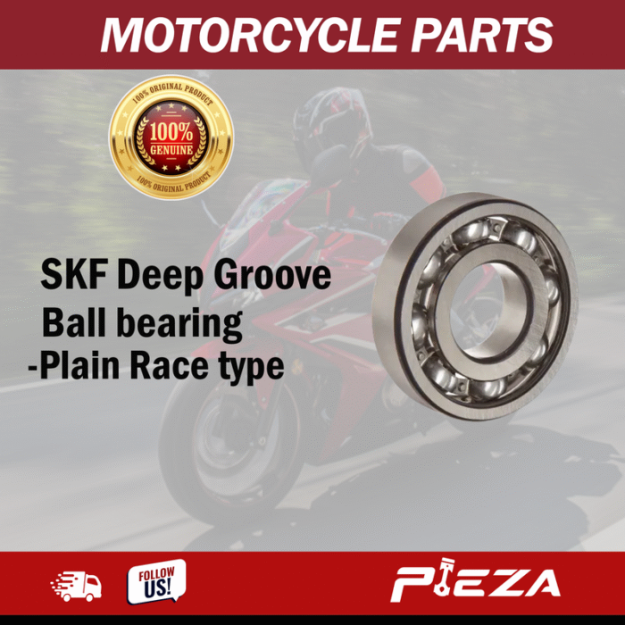 SKF Deep Groove Ball Bearing - Plain Race Type - Pieza Automotive PH