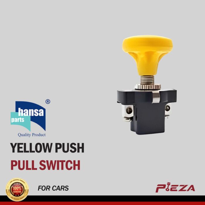 HANSA YELLOW PUSH/PULL SWITCH - BIG - Pieza Automotive PH